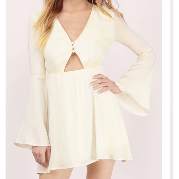 Tobi | Dresses | Tobi Cream Dress In Small | Poshmark